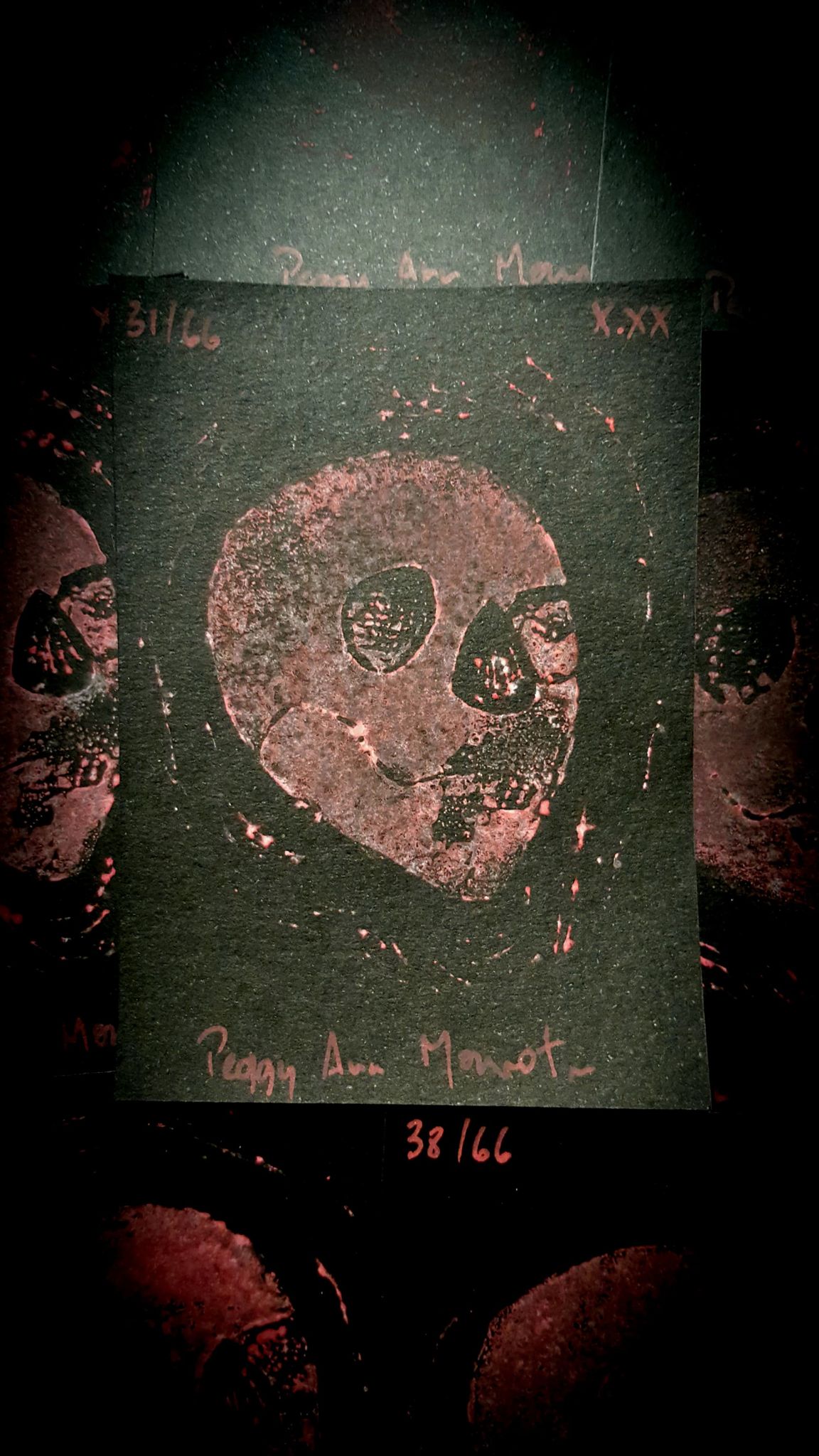 Minigravure Cannibalis ~ HexLibris Limité à 66ex N°Signée - Peggy Ann ...